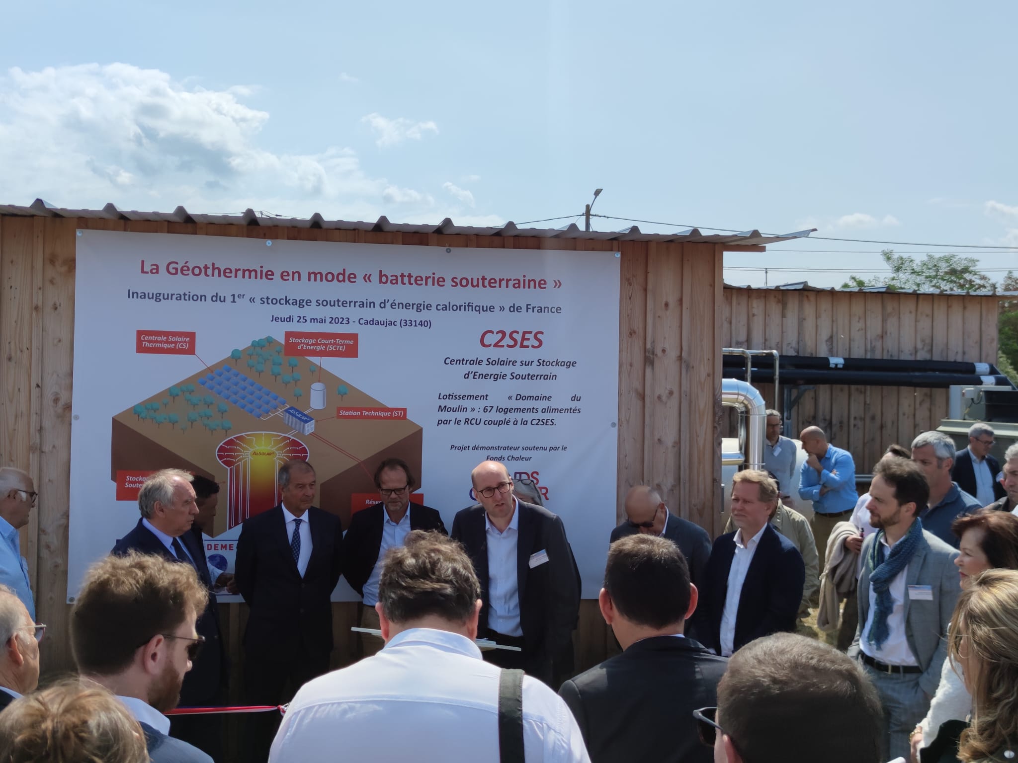 AbSolar inaugure le 1er stockage souterrain d’énergie calorifique de France | Geothermies